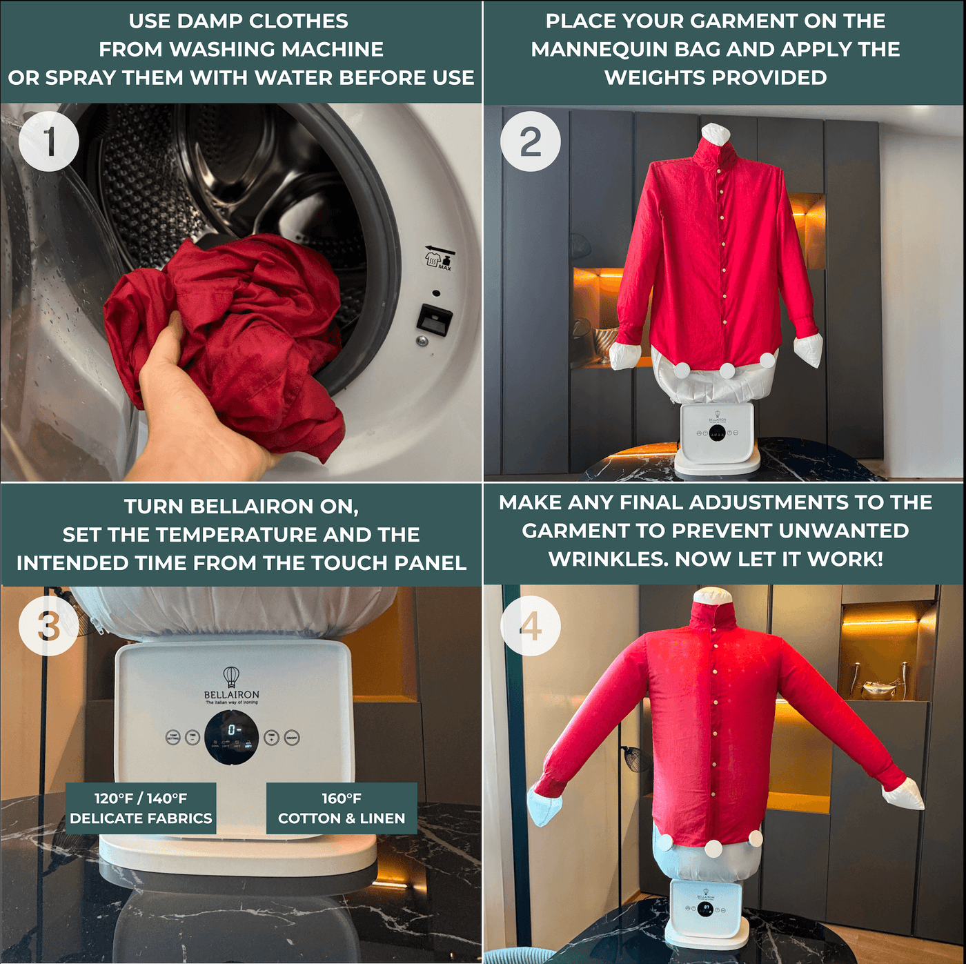 BELLAIRON ia first product that dries and irons – Bellairon